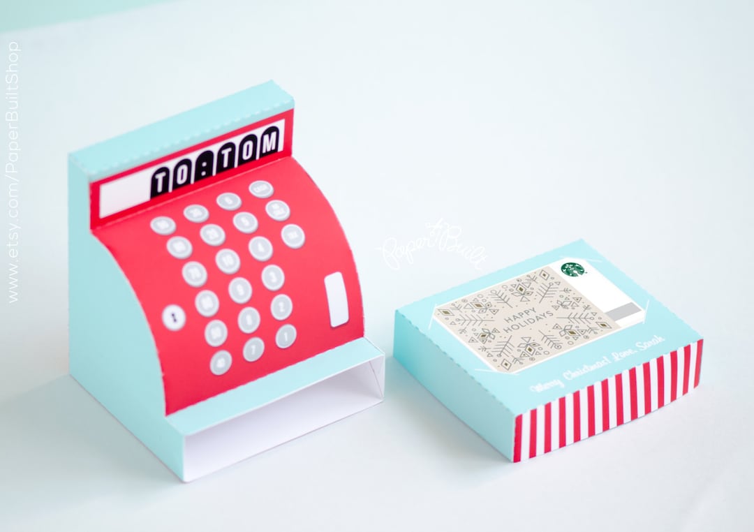 Cash Register Gift Card Box, Cash Gift, Money Gift, Gift Cards ...