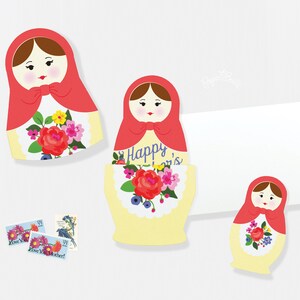 Special Mother's Day Card, Nesting Doll, Russian Nesting Doll ...