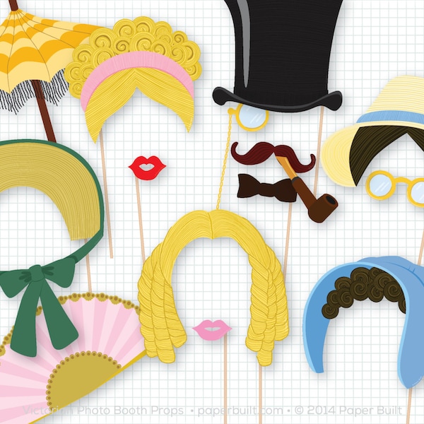 Victorian Photo Booth Props - Etsy