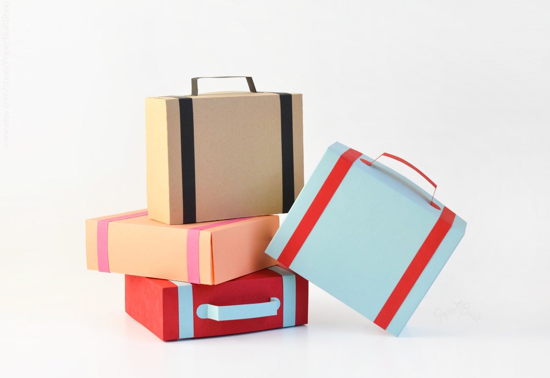 Suitcase Favor Box Kit – DIY Destination Wedding, Set of 4 - Etsy