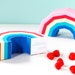 Rainbow Favor Box Rainbow Party Rainbows and Unicorns Pink - Etsy