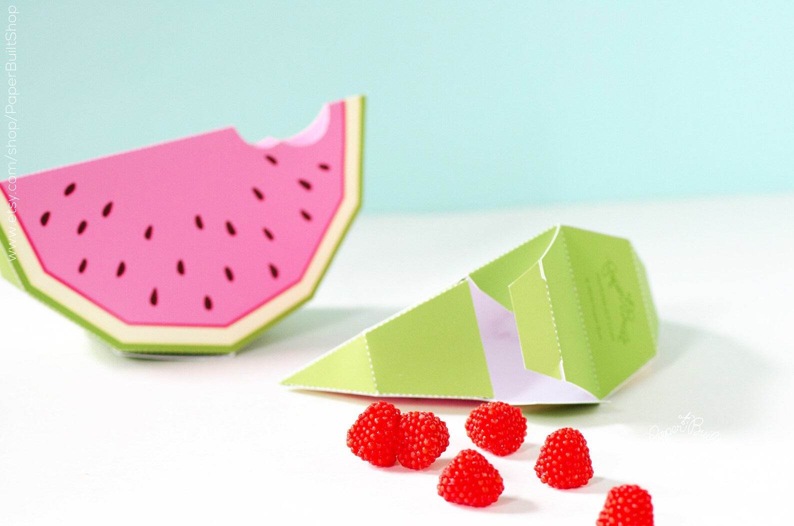 Watermelon Favor Box Watermelon Party One in a Melon Party | Etsy