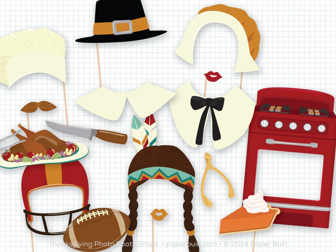 Thanksgiving Photo Booth Props, Thanksgiving Decor, Thanksgiving ...