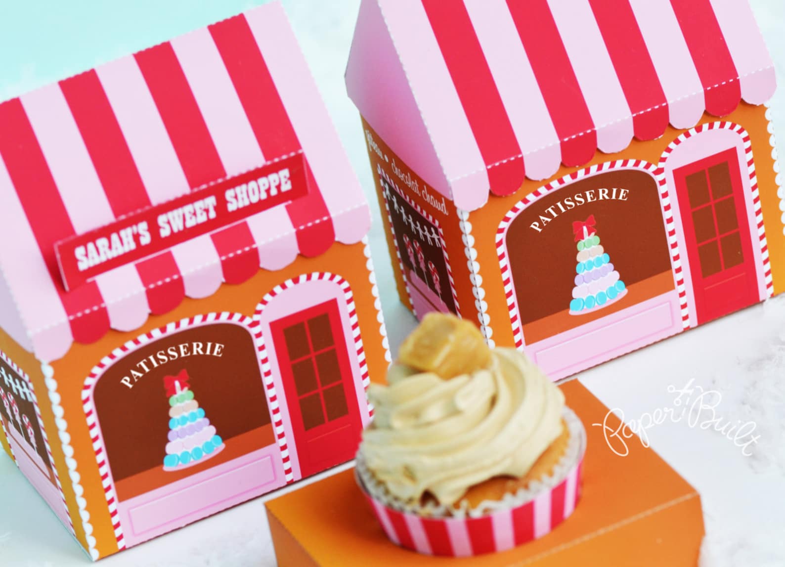 Gingerbread Sweet Shoppe Favor Box Christmas Decor Holiday - Etsy