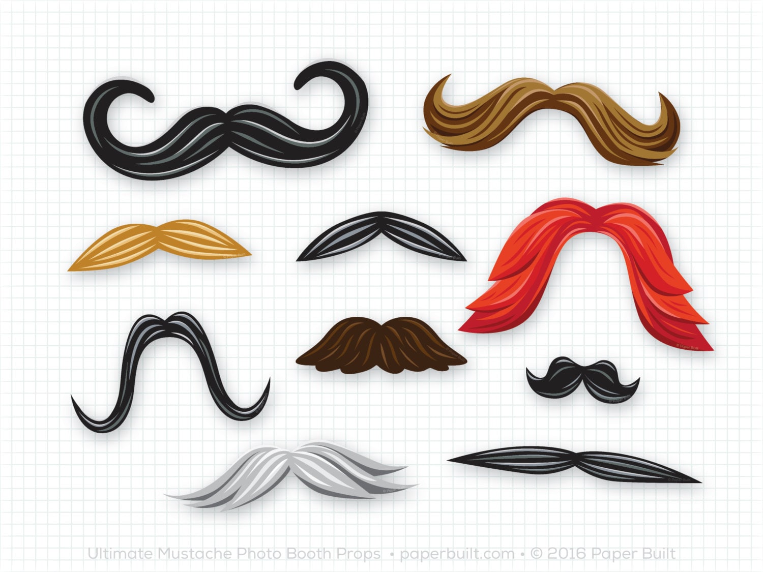 Ultimate Mustache Photo Booth Props Oversize Photobooth - Etsy