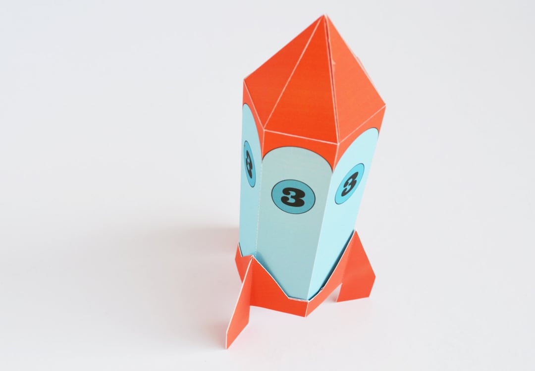 Printable Rocket Favor Box/ Gift Box From the Out of This World Party ...
