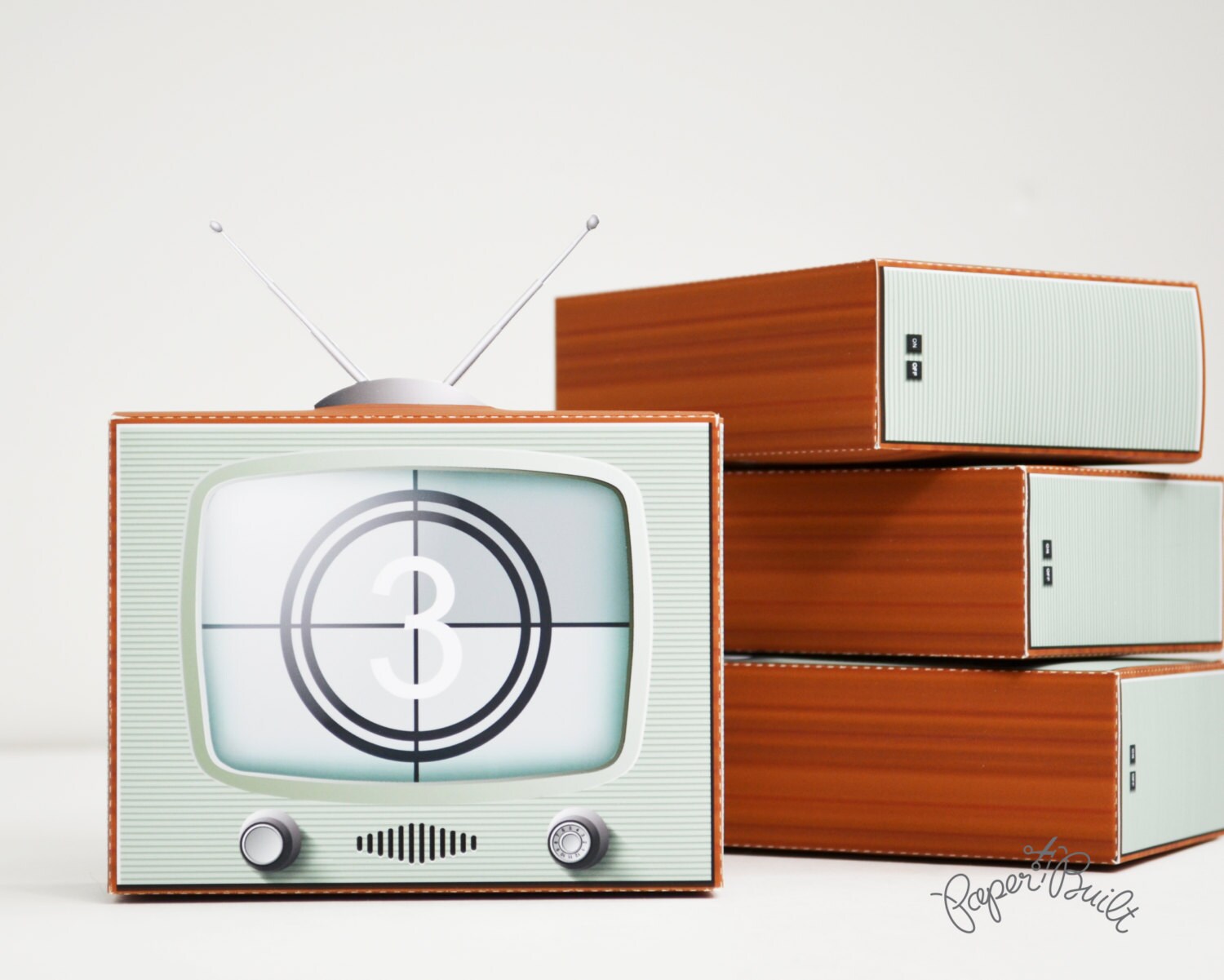 INSTANT DOWNLOAD Printable Vintage/ Retro Television Gift/ - Etsy