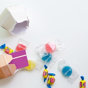 Ice Cream Cone Box, Ice Cream Social Party Supplies, Summer Favor Box ...