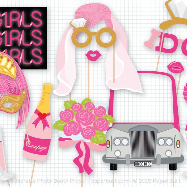 Girls Night Out Photo Booth Props - Etsy