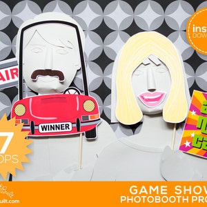 Game Show Photo Booth Props, Photobooth Props, Television, Birthday ...