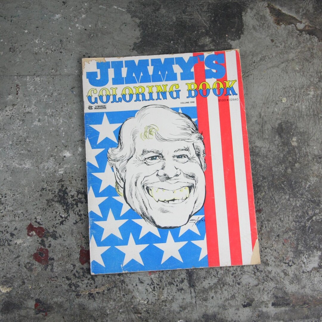 Rare Jimmy Carter Collectible, Jimmy's Coloring Book, Collectible ...