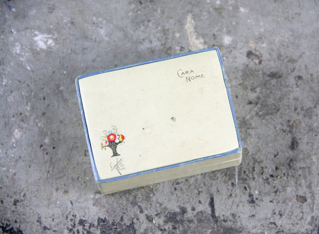 RARE, Never Used Cara Nome Powder Box, Rachelle Light, Art Deco, Made ...