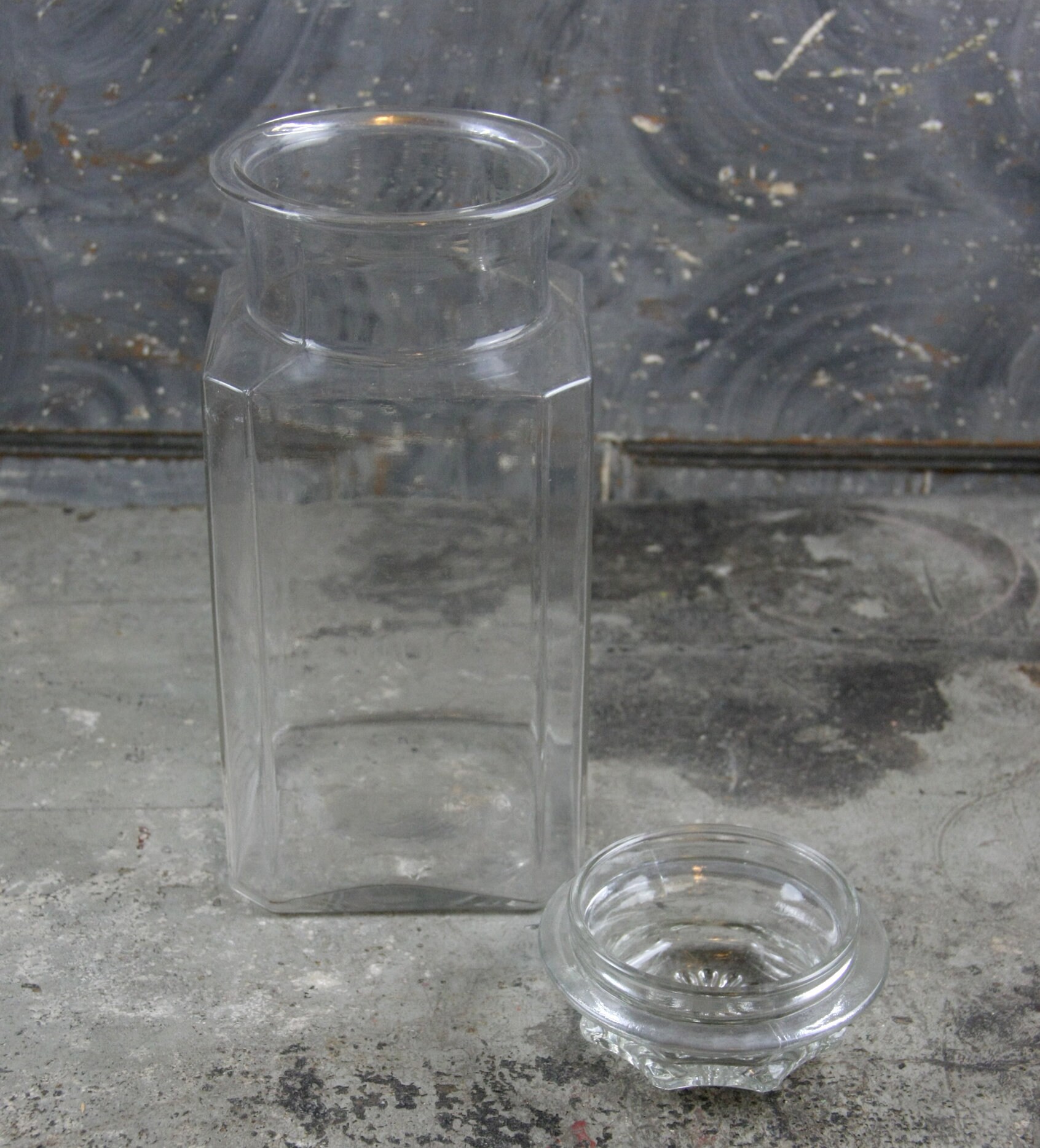 Rare, Antique KIS-ME GUM Candy Jar, Candy Display, Apothecary Jar, Mint ...