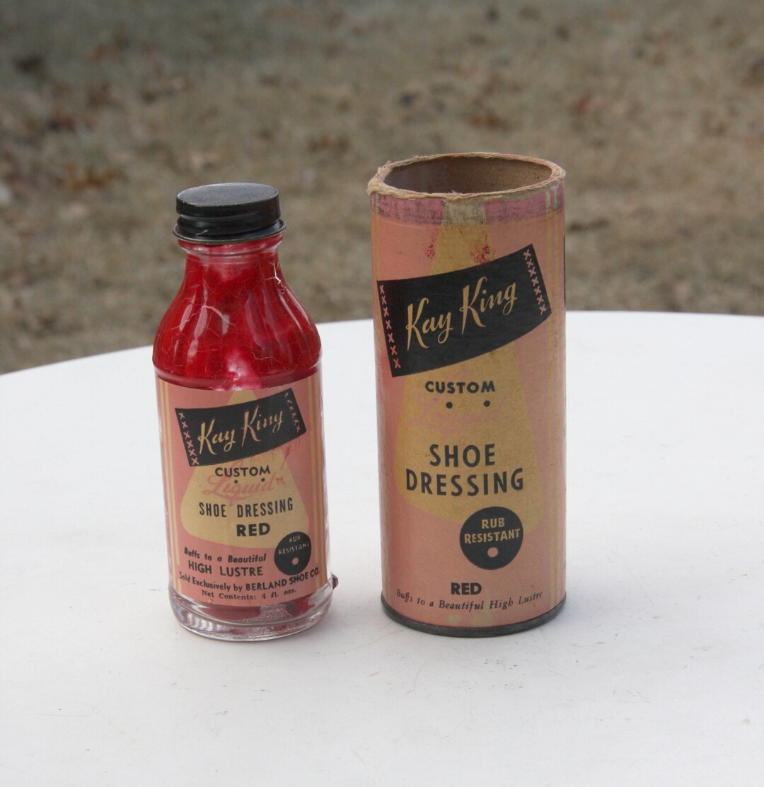Kay King Custom Homegenized Shoe Dressing Bottle and Box Container ...