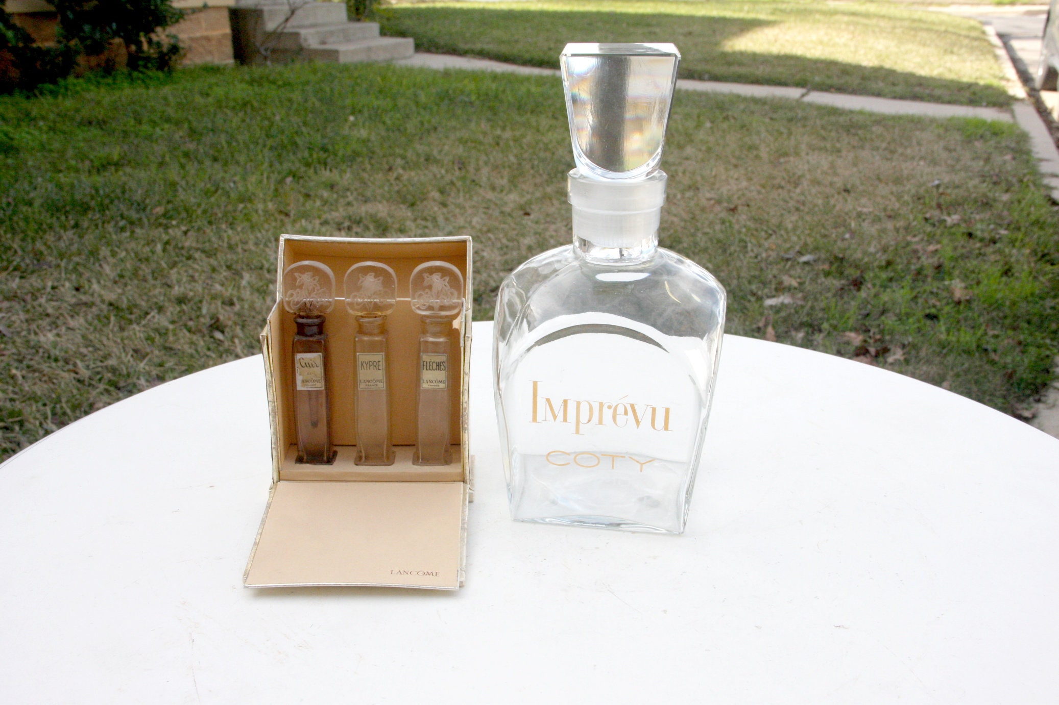 Large Coty Imprevu Perfume Dummy Bottle Empty, Vintage PLEASE READ ...