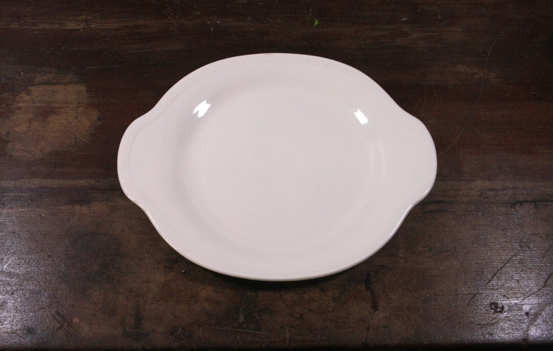 Edwin Knowles Serving Platter 44-11, Semi Vitreous China, Solid White ...
