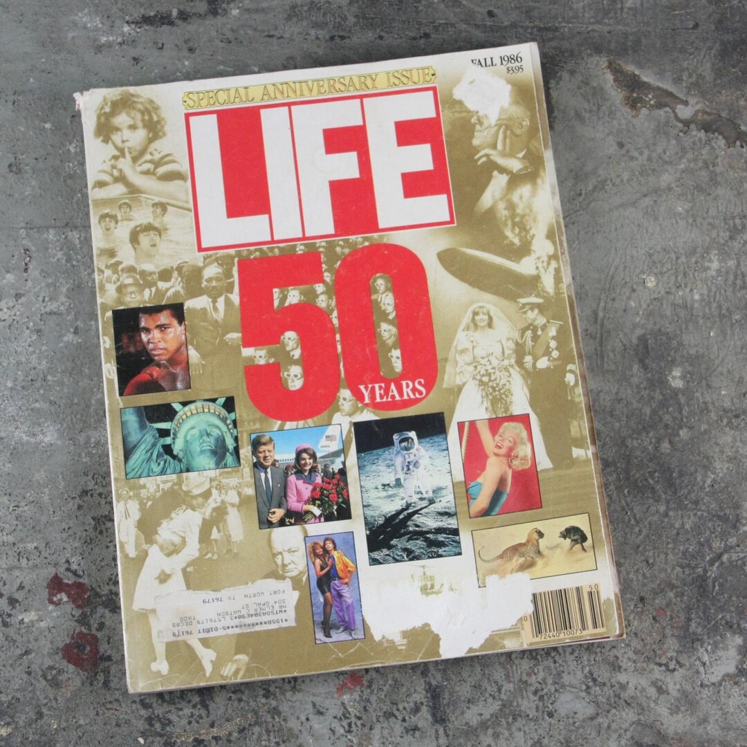 LIFE Magazine 50 Years Special Anniversary Edition Fall 1986 - Etsy