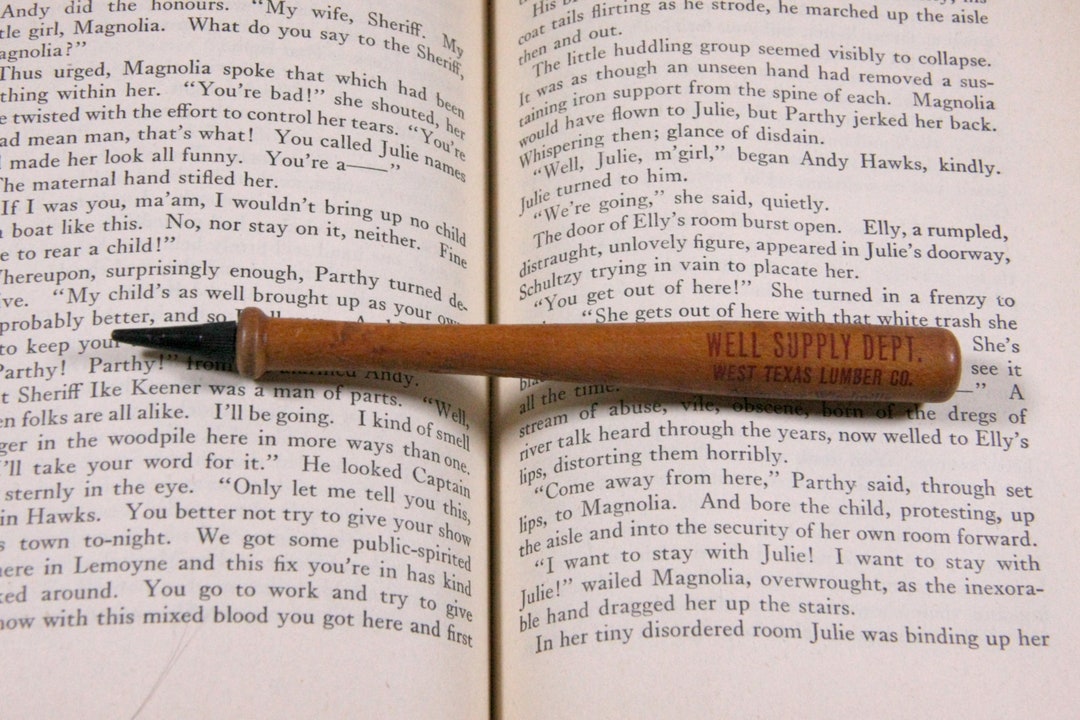 Mechanical Advertising Pencil Shaped Like a Baseball Bat West - Etsy