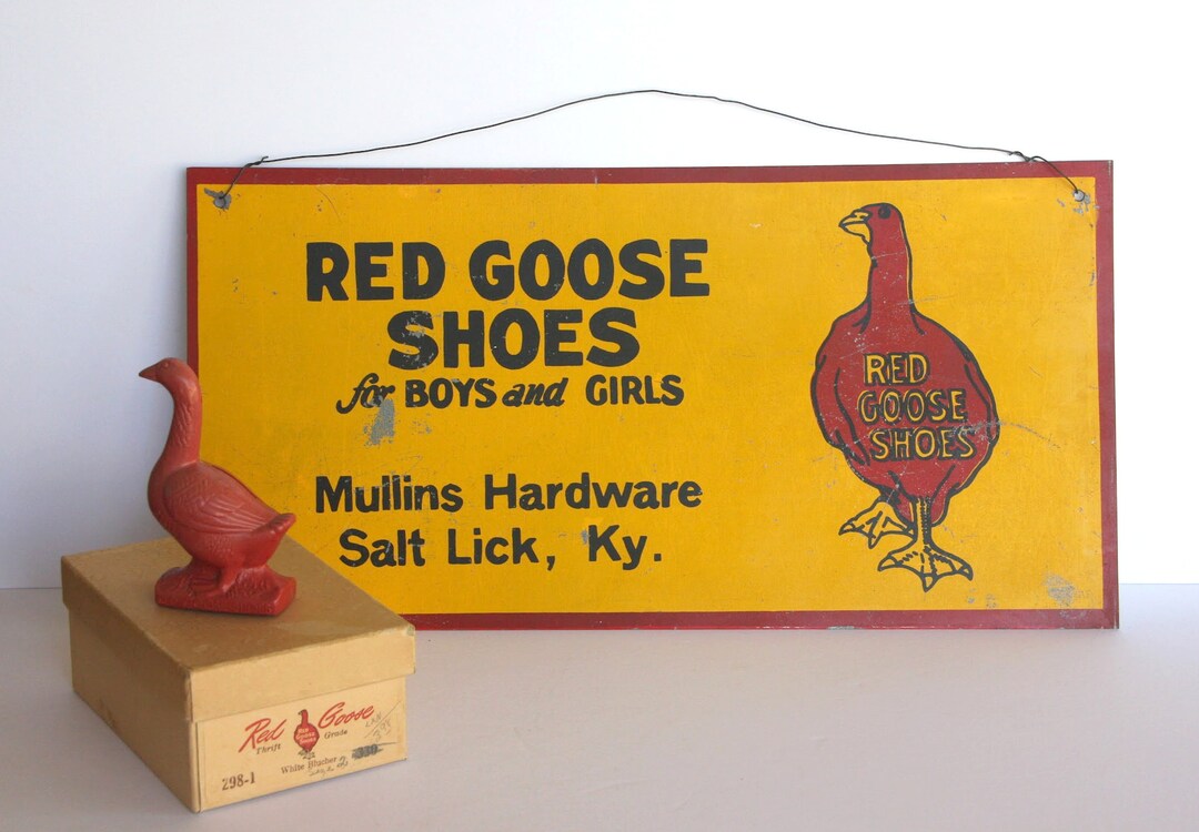 Authentic Red Goose for Boys and Girls, Metal Sign, Vintage - Etsy