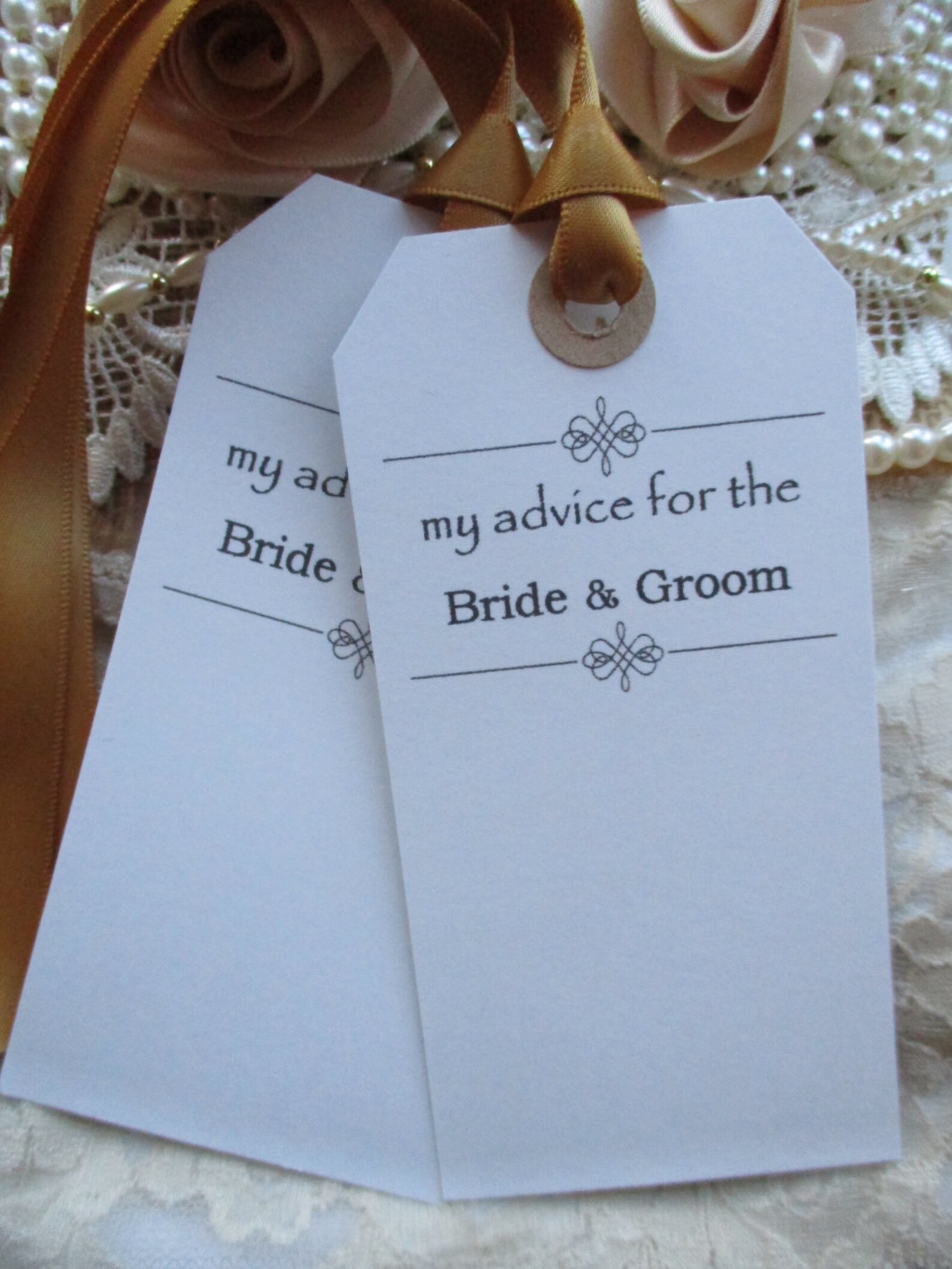 My Advice for the Bride and Groom Tag Wish Tree White | Etsy UK