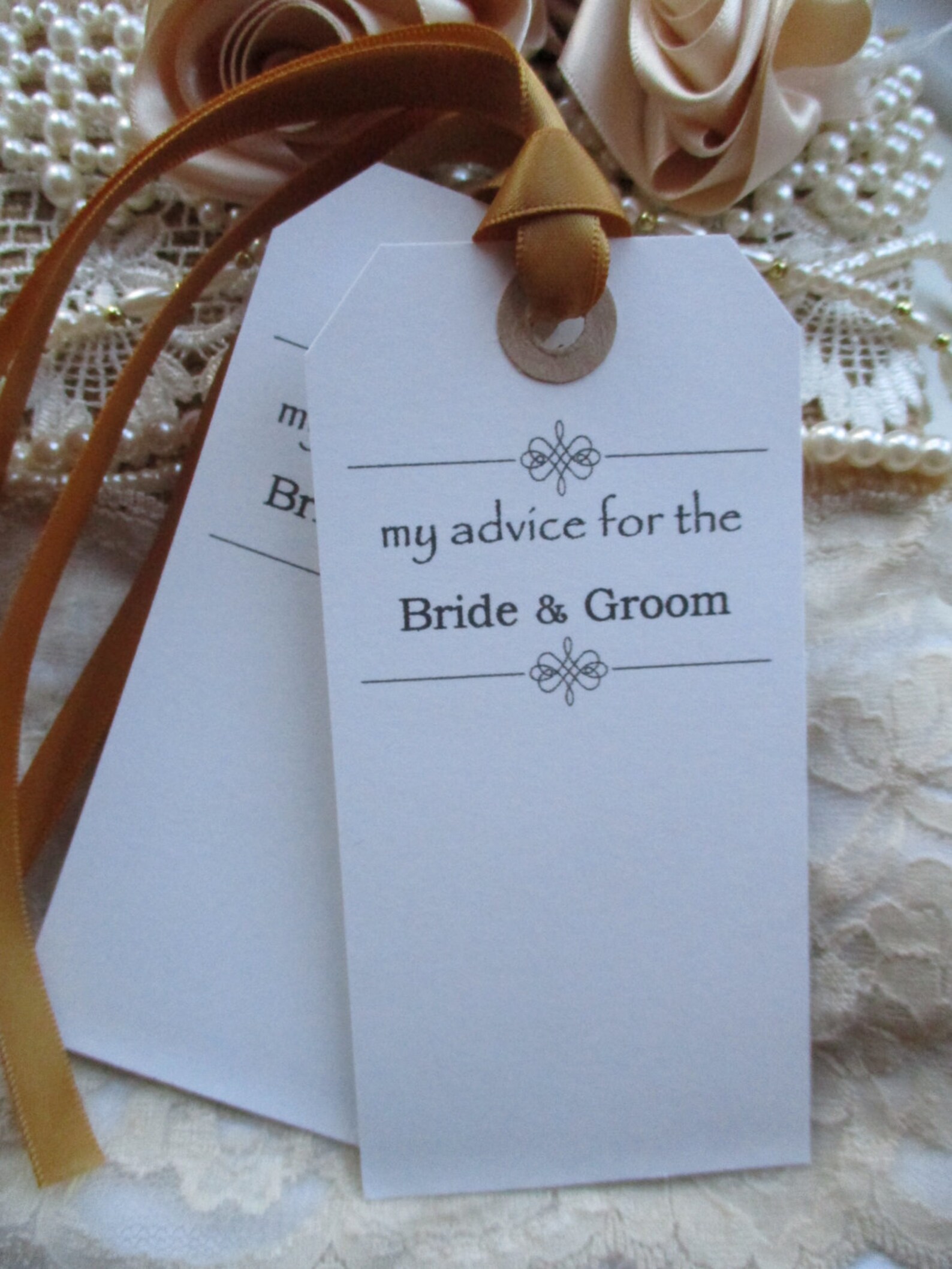 My Advice for the Bride and Groom Tag Wish Tree White | Etsy UK