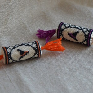 Witch Themed Embroidered Bolster Cushion Witch Hat - Etsy