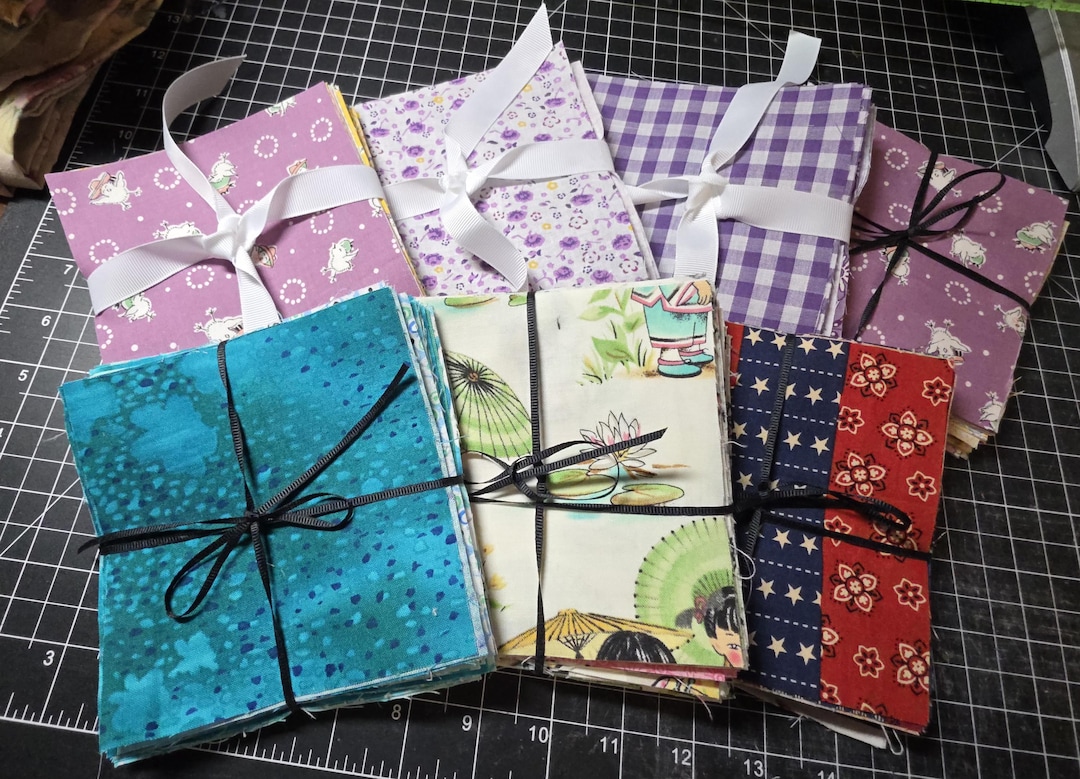 Retro Vintage Quilting Charm Packs - Etsy