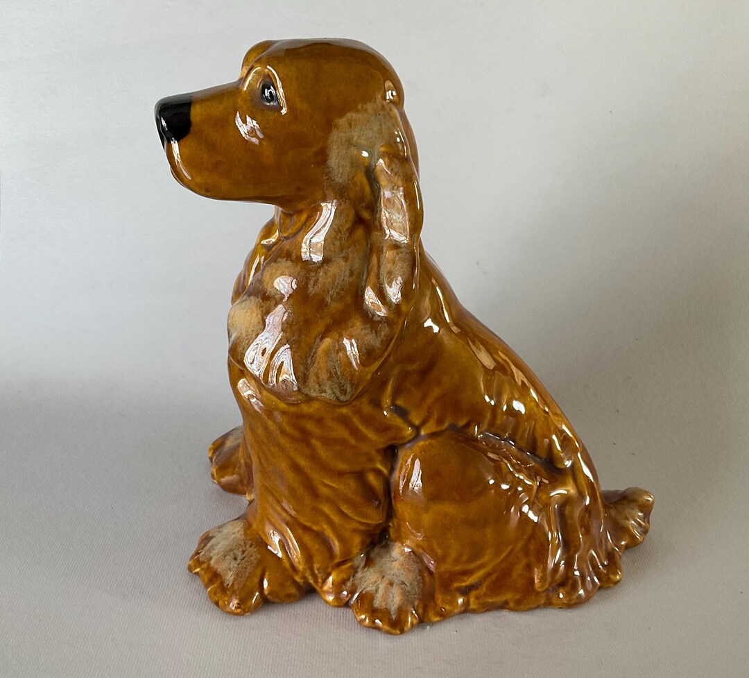Royal Haeger Sitting COCKER SPANIEL Dog R735 9" 1950s Pottery USA - Etsy