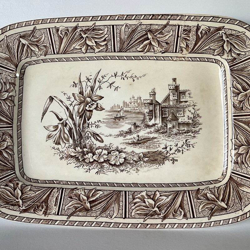 Brown Platter - Etsy