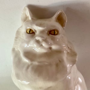 ANTHONY Freeman Mcfarlin Seated Persian CAT # 175 White Florentine ...