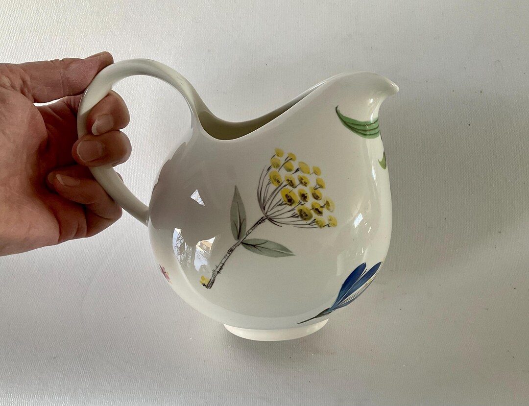 MCM Eva Zeisel HALLCRAFT BOUQUET 40 Oz Jug Pitcher Hall China 1950s - Etsy