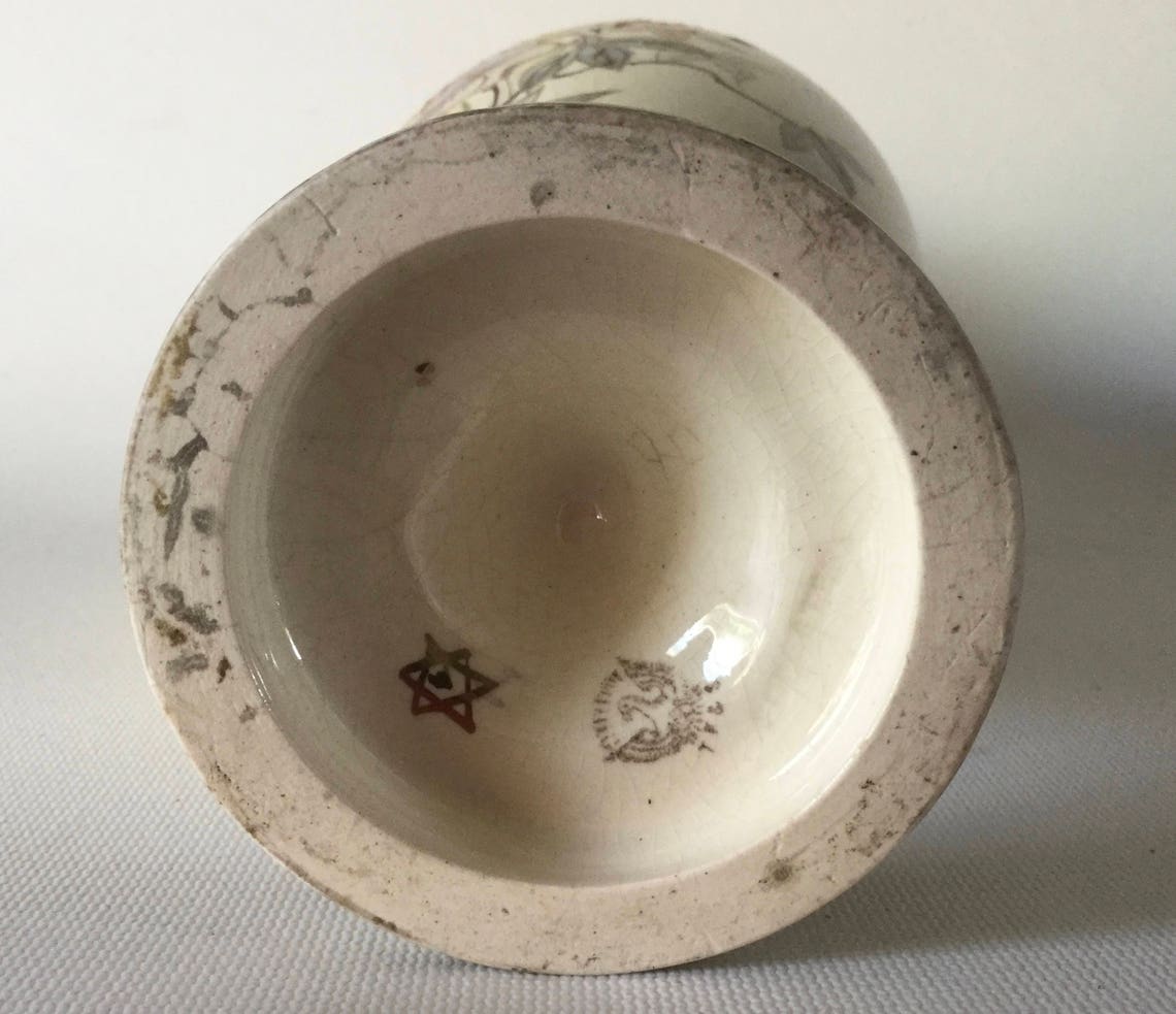 T F & S Ltd Porcelain Pottery Handled VASE 11 3/4 Hp | Etsy