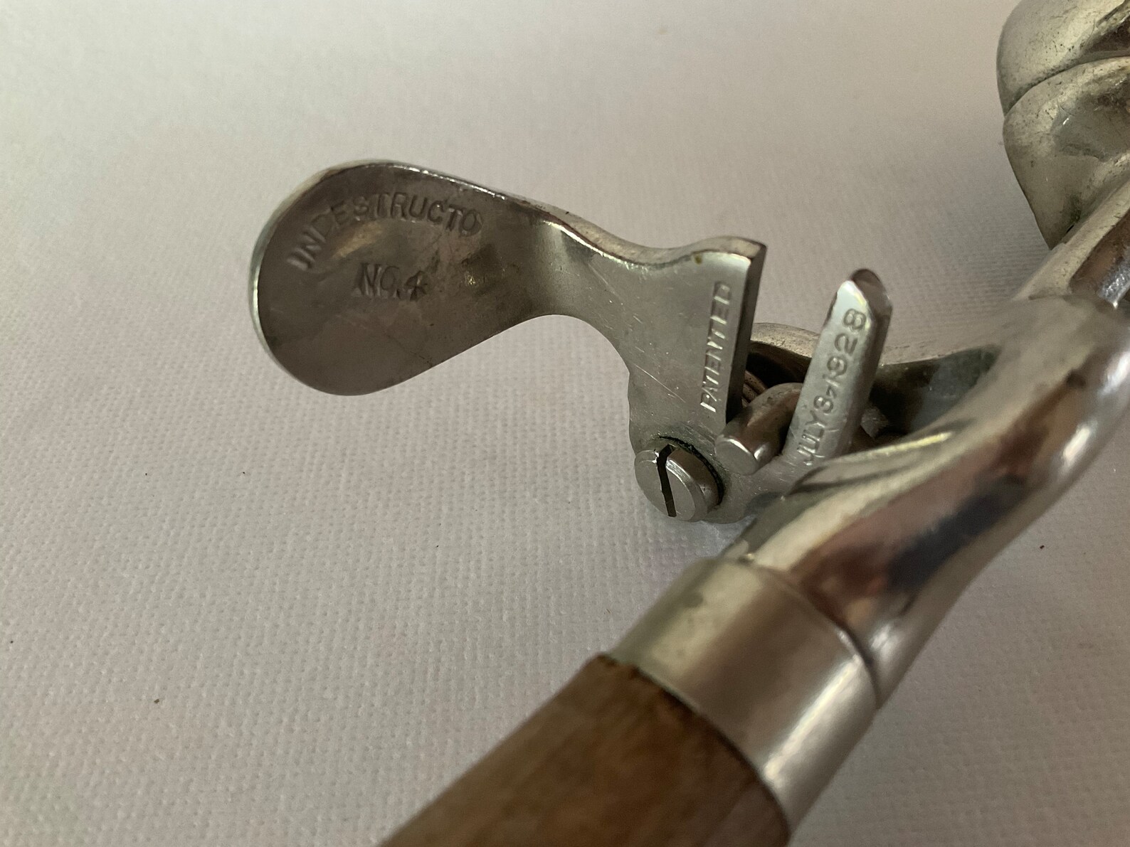 Antique INDESTRUCTO Ice Cream Scoop No 4 Wood Handle Pat. 1928 ...