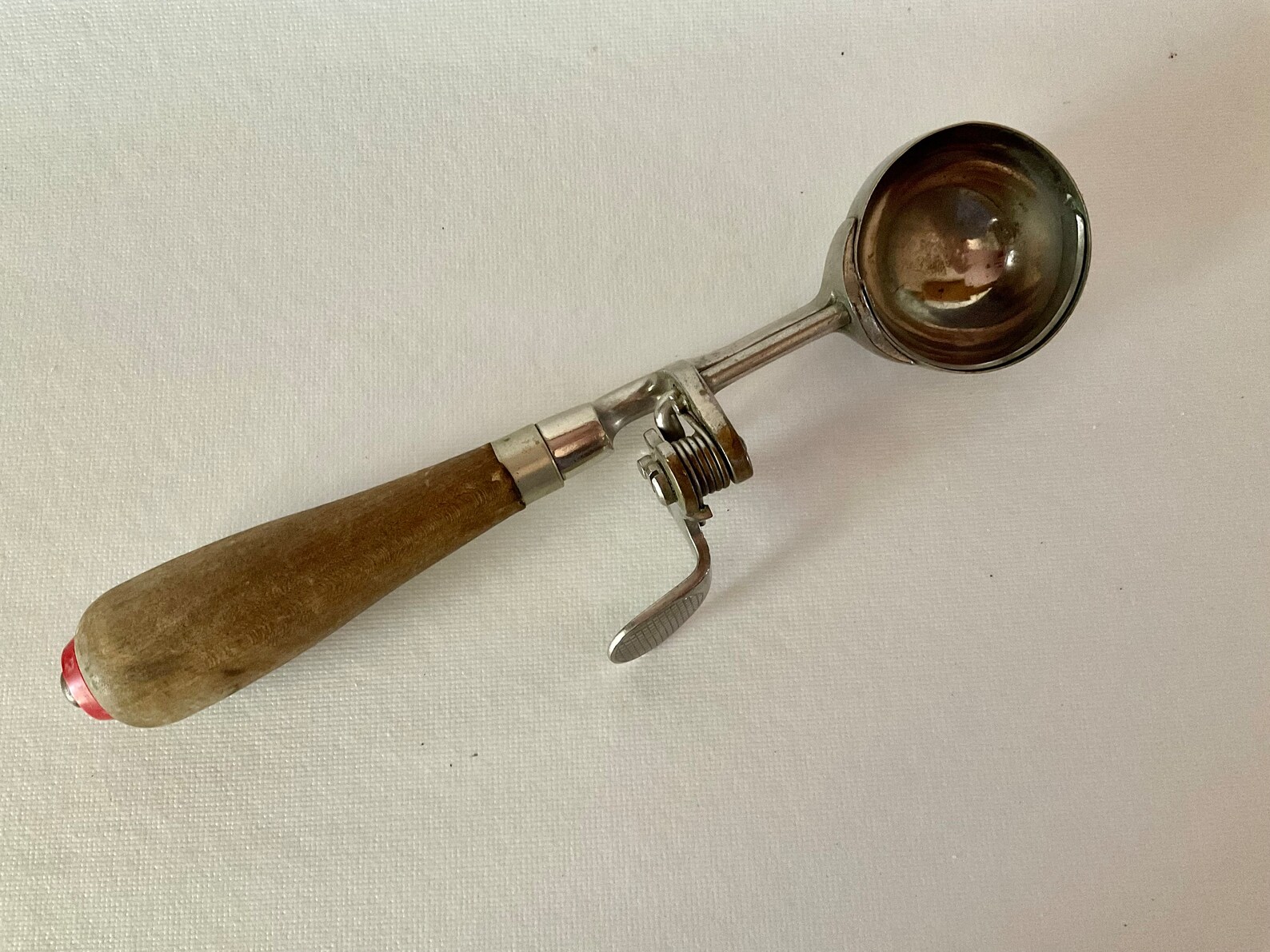 Antique INDESTRUCTO Ice Cream Scoop No 4 Wood Handle Pat. 1928 ...