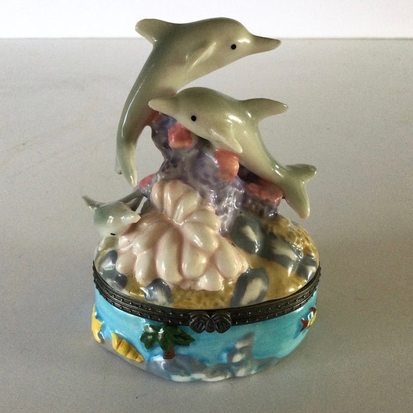 Porcelain Dolphins - Etsy