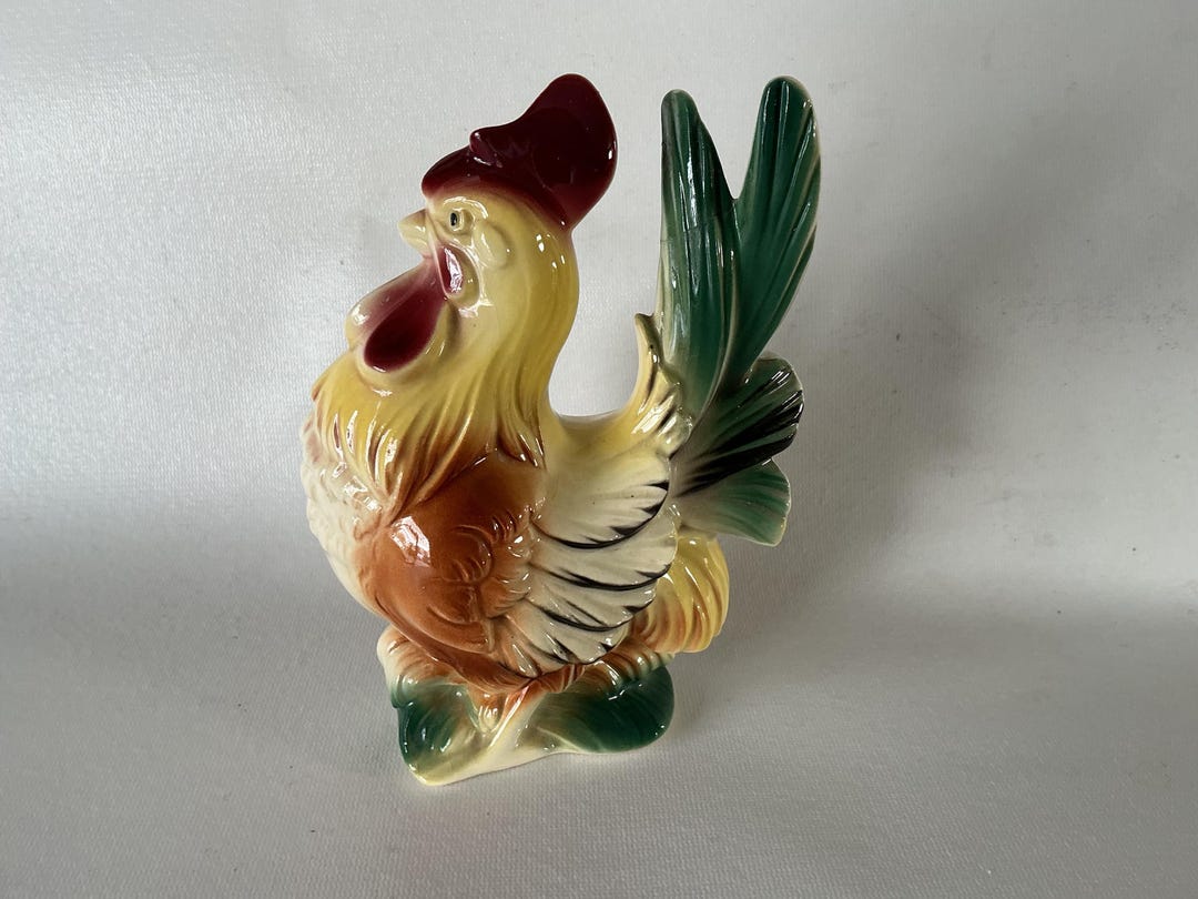 ROYAL Windsor COPLEY Pottery Rooster Chicken Vintage USA 1950s Re-glued ...