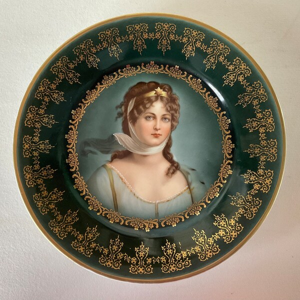 Royal Vienna Portrait Plate - Etsy