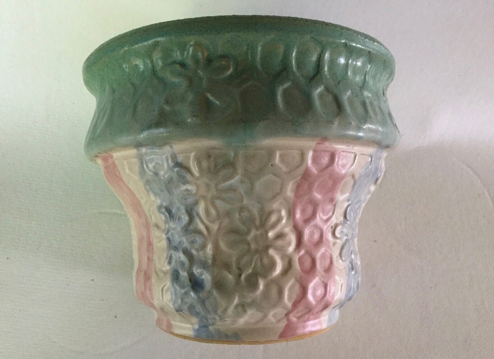 HULL Pottery 550-7 Hexagon Flower Early Art 1920s Stoneware | Etsy