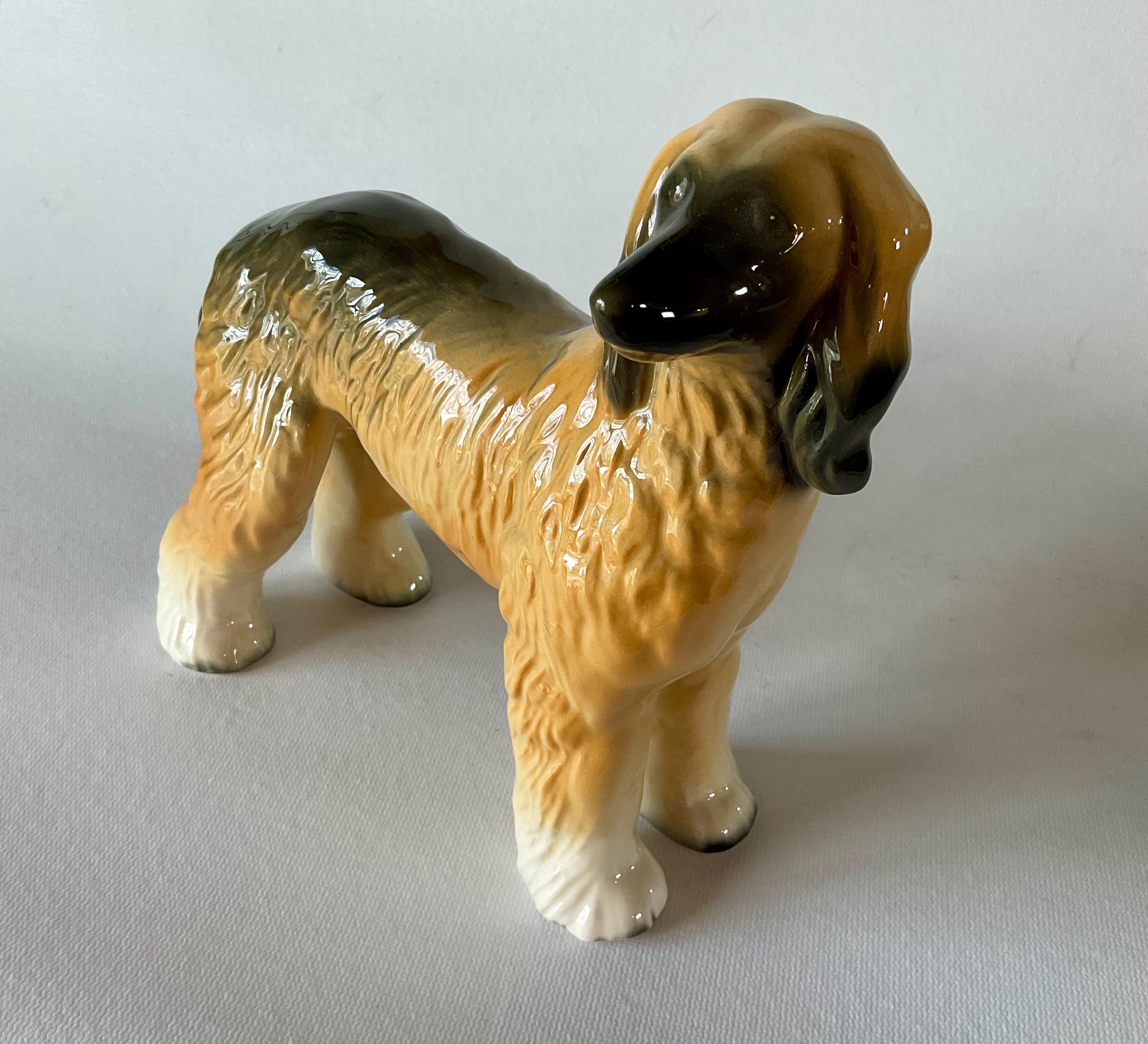 Vintage Large Coopercraft Ceramic AFGHAN HOUND Dog Figure 7" England - Etsy