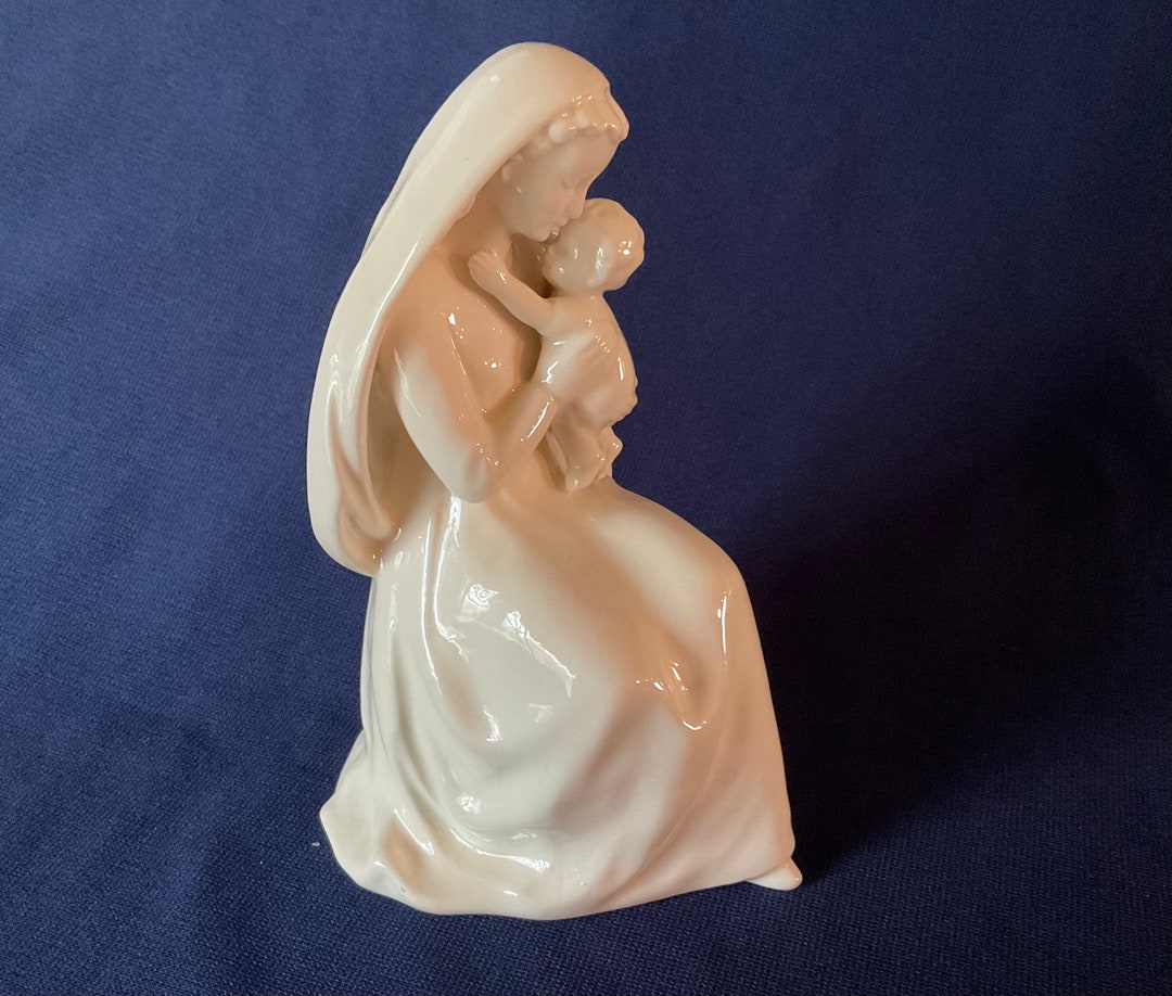 SACRART Goebel White Madonna Mary and Christ Child No HM 118 Figurine ...