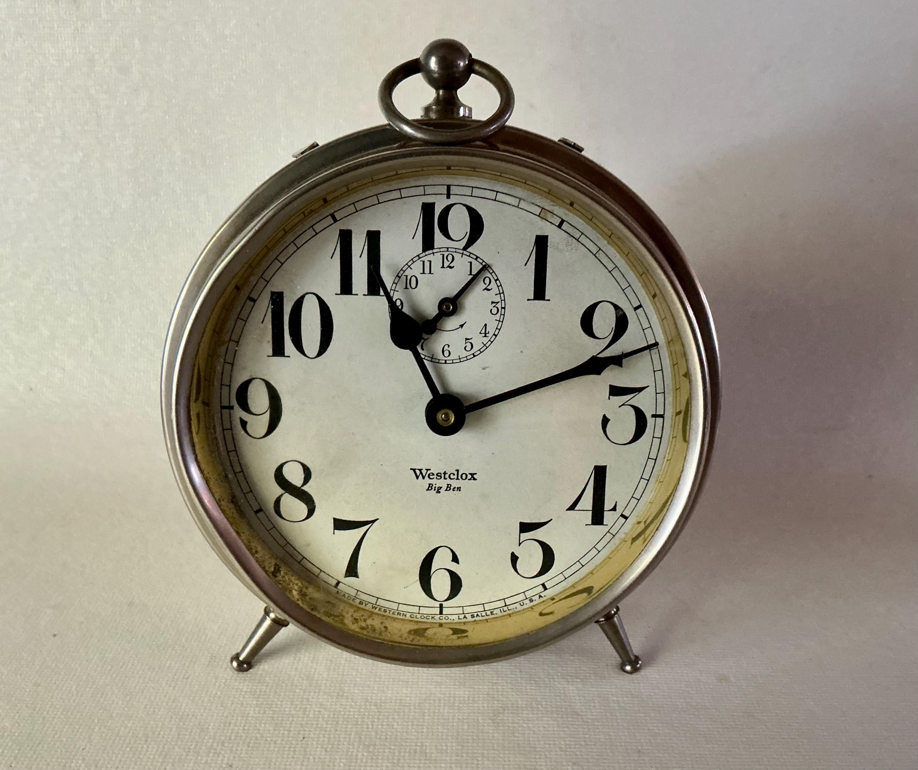 Antique 1925 Westclox Big Ben Peg Leg Windup Alarm Clock Needs Repair ...