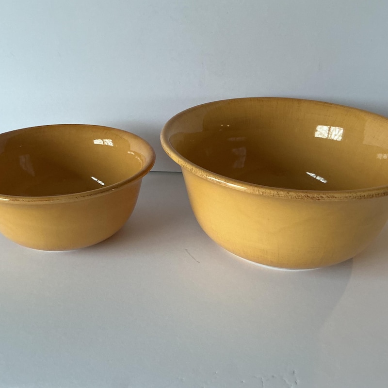 Gold Mixing Bowls - Etsy