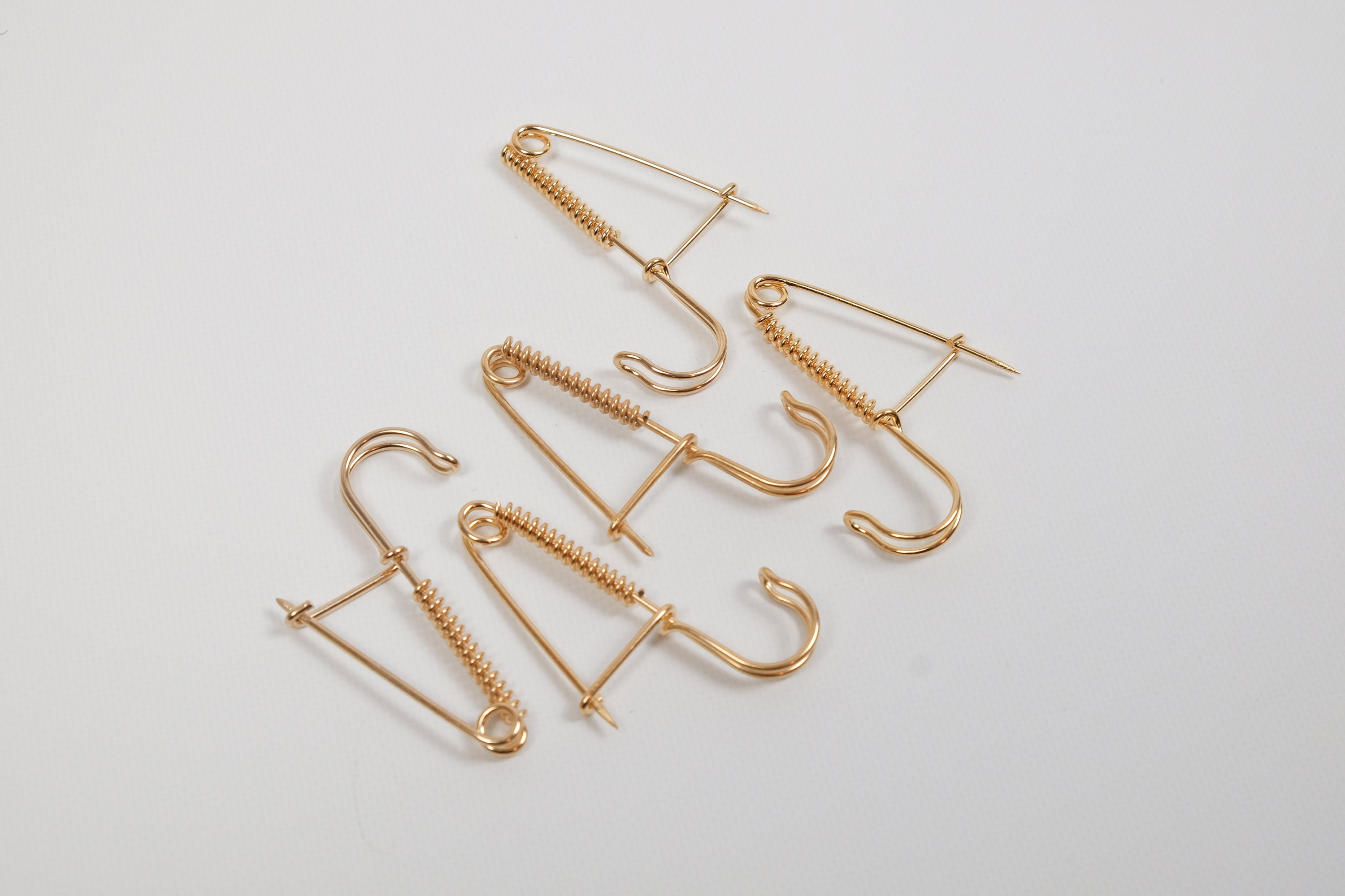 Knitting Pin Pair Traditional Portuguese Knitting Golden | Etsy