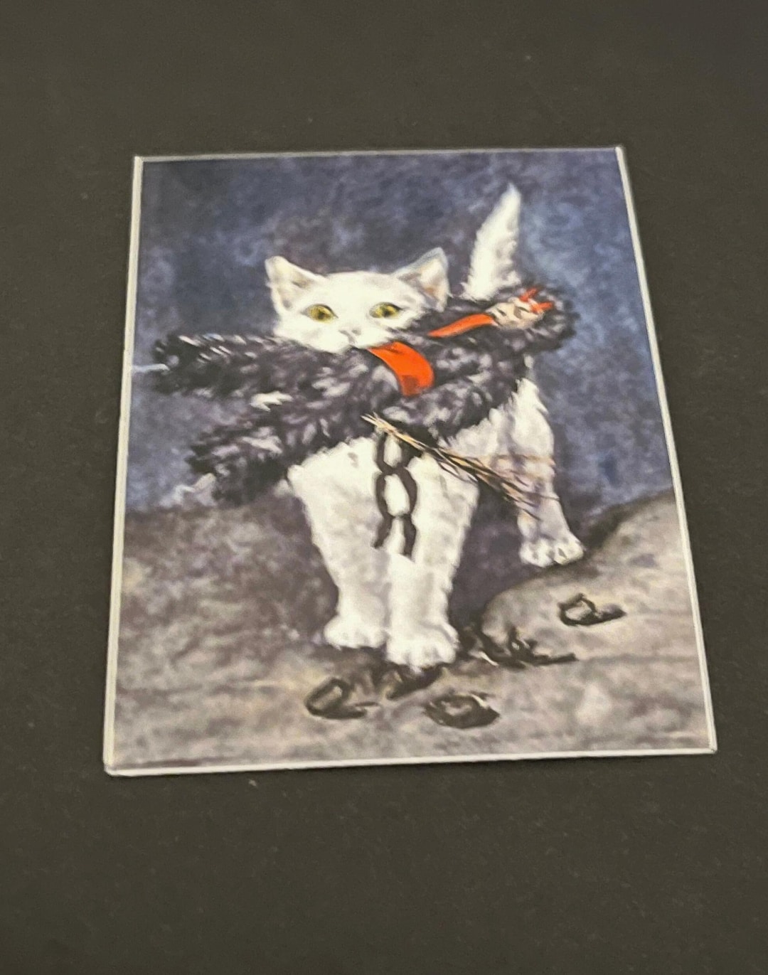 Krampus Cat Sticker, Austrian Krampus Postcard Gift, Xmas Horror, the ...