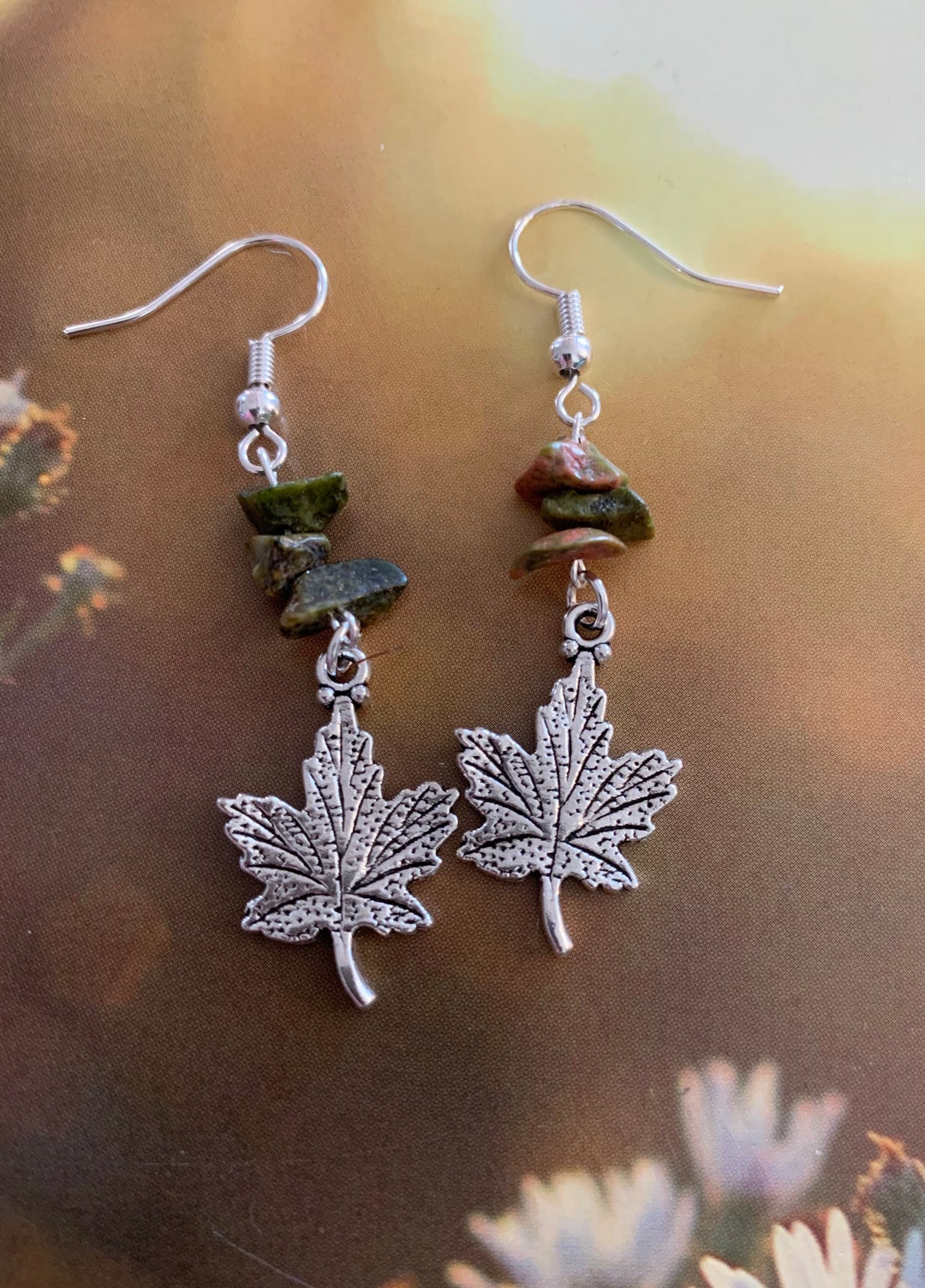 Maple Leaf Canada Day Earrings, Oh Canada Souvenir, Canadian Keepsake ...