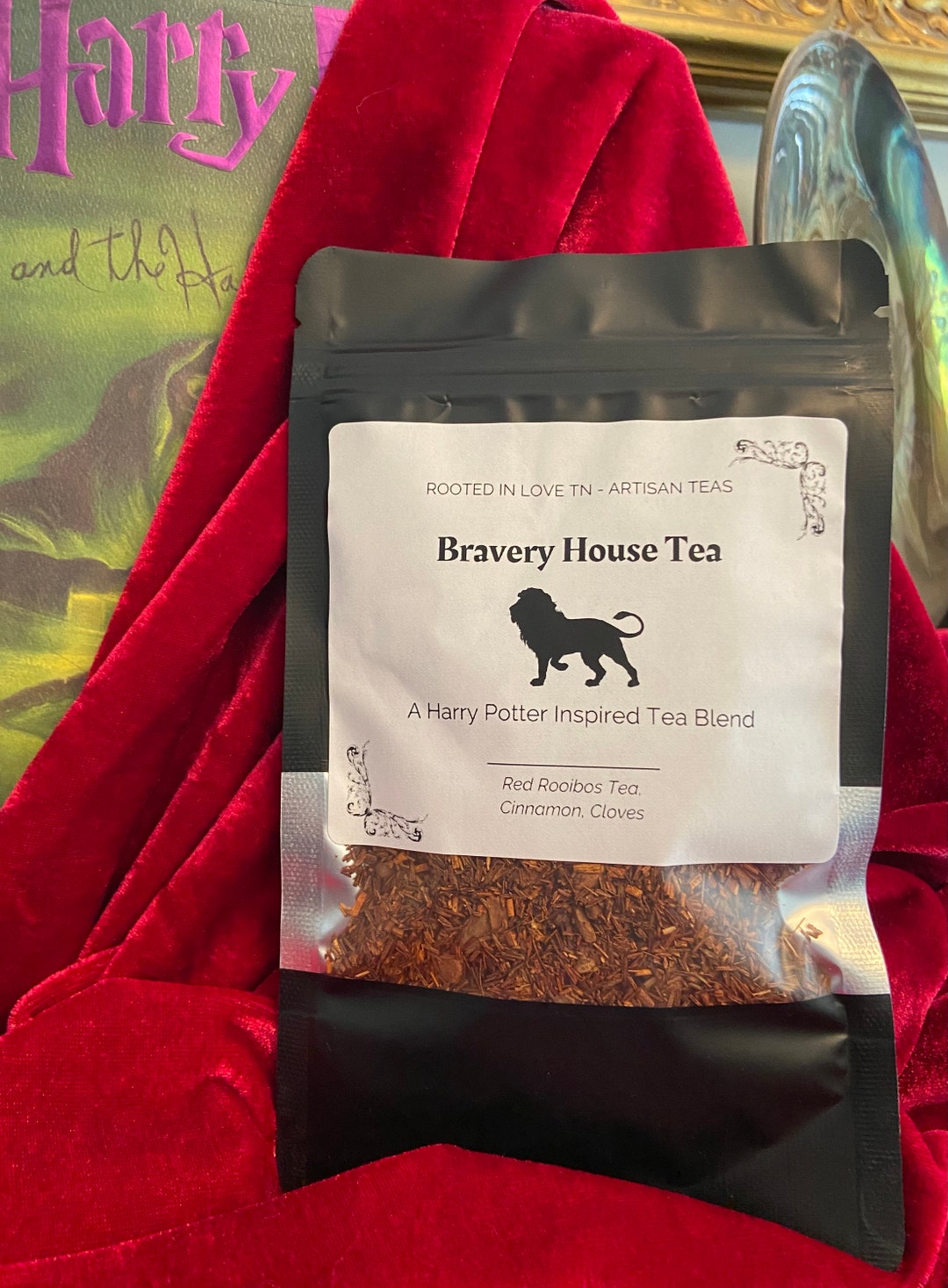 Bravery House Tea. Wizard World Inspired. Bookish Red Tea Delight ...