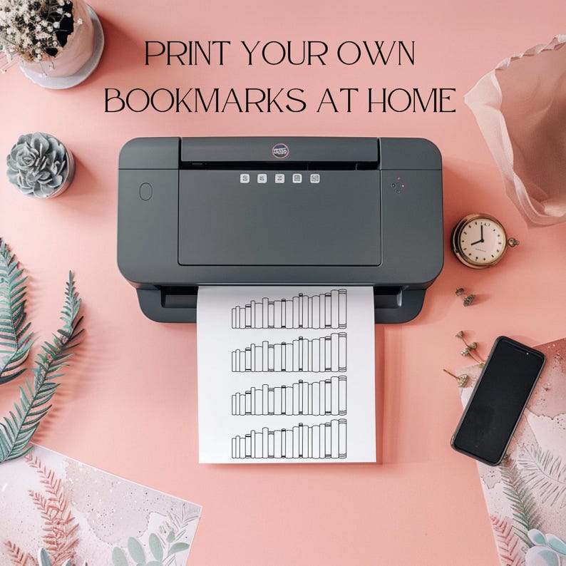 Printable Book Tracker Bookmark - 20 Book Stack Bookmark, Reading Log ...