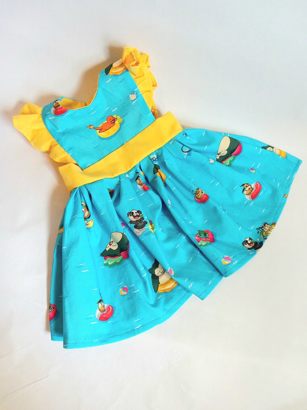 Pikachu Pinafore, Pokemon Dress, Summer Pokémon Dress - Etsy