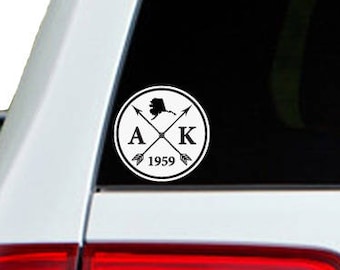 Alaska Window Decal | Etsy