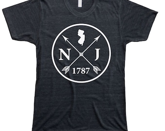 New jersey t shirt | Etsy